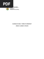 2024 Revised Chapter 16 BSTD Grade 12 Notes On Forms of Ownership | PDF ...