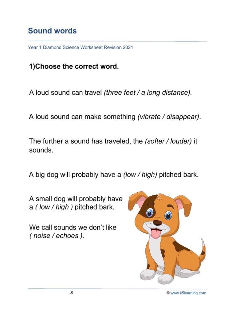 Sound Revision Year 1 | PDF | Foreign Language Studies | Home & Garden