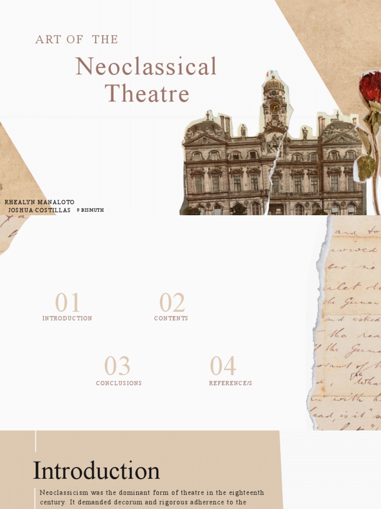 Overview of Neoclassical Theatre | PDF