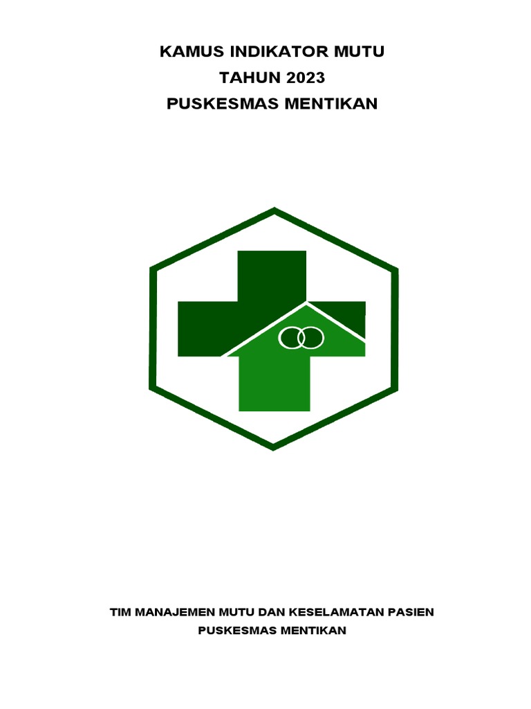 Kamus Indikator Mutu 2023 | PDF | Sains & Matematika