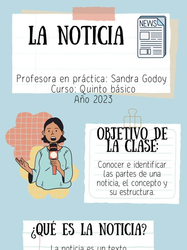 La noticia, clase n°5 | PDF