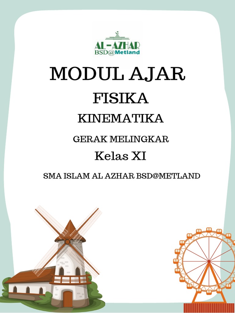 Modul Ajar Kinematika (Gerak Melingkar) | PDF