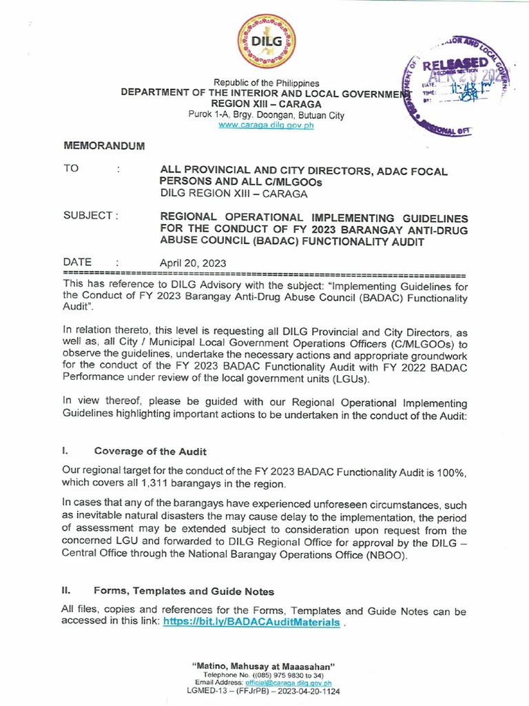 2023-04!20!1124 Regional Operational Implementing Guidelines For The ... 2023-04!20!1124 Regional Operational Implementing Guidelines For The ...