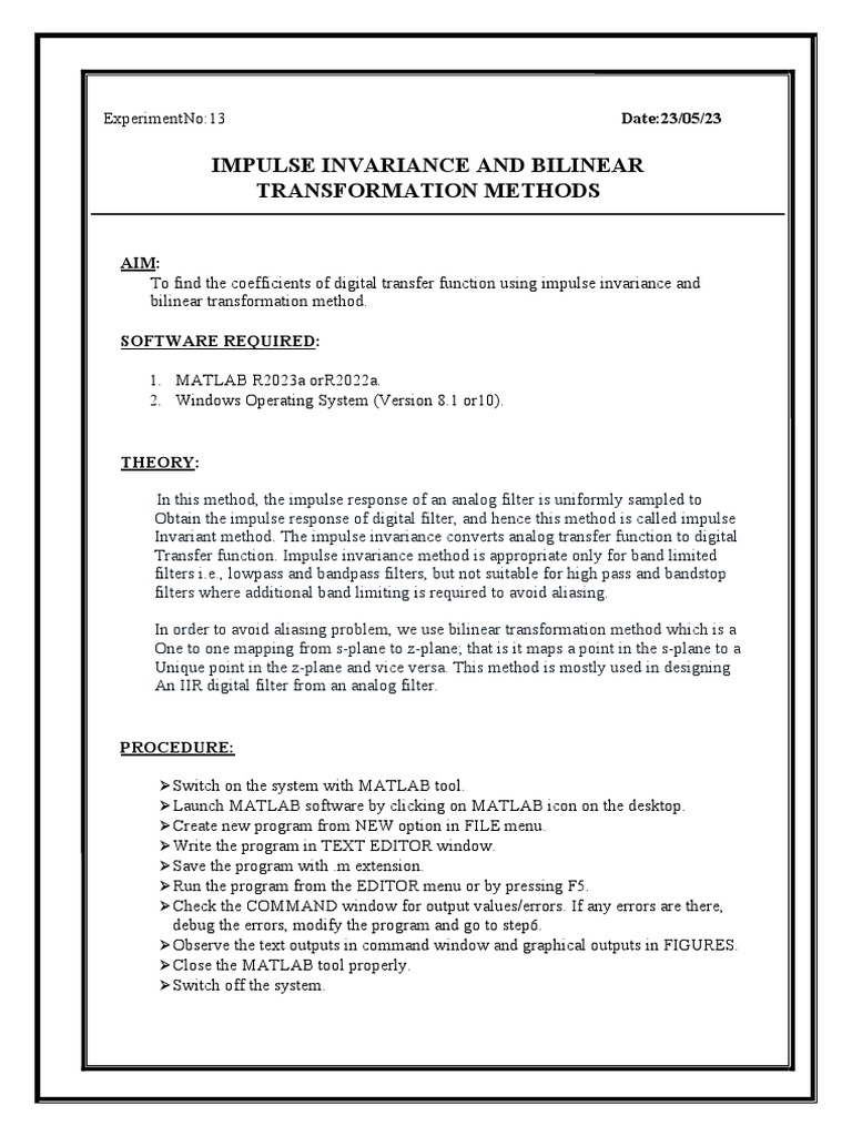Imp, BLT | PDF | Computer Engineering | Signal Processing
