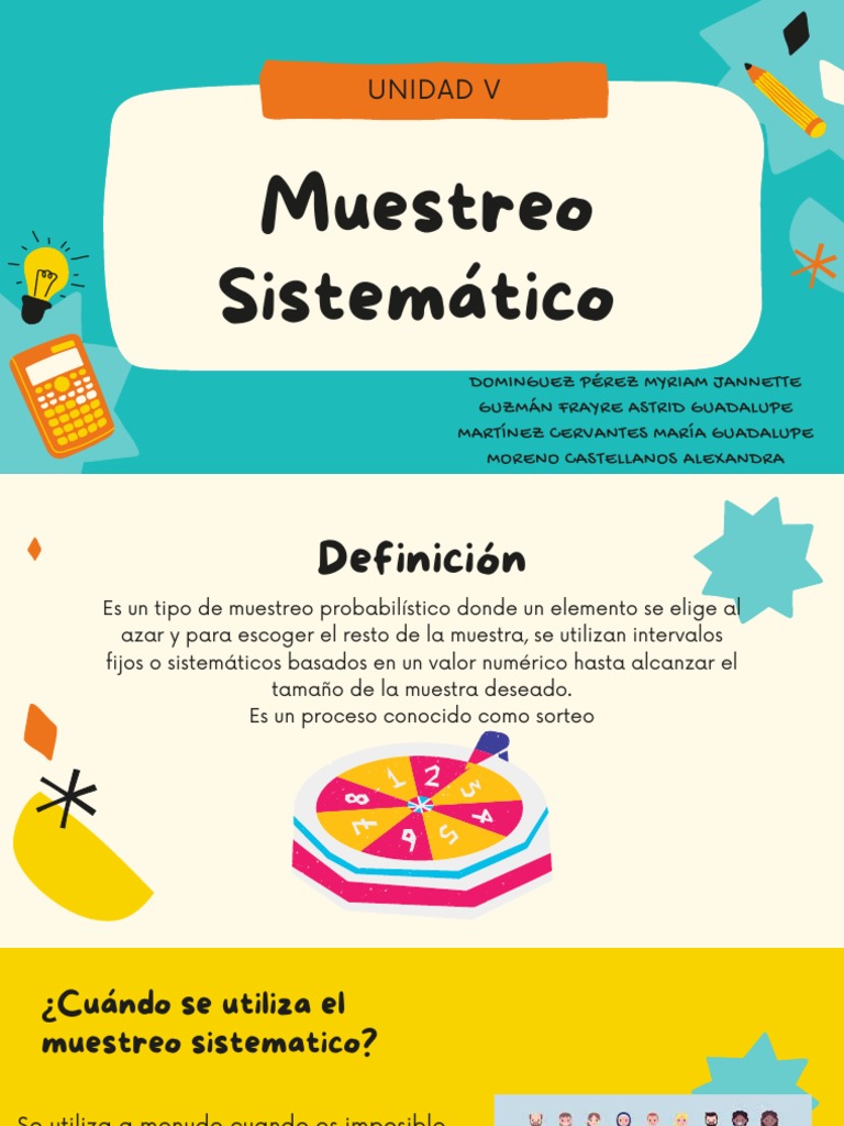 Muestreo Sistemático | PDF | Muestreo (Estadísticas) | Probabilidades y estadísticas