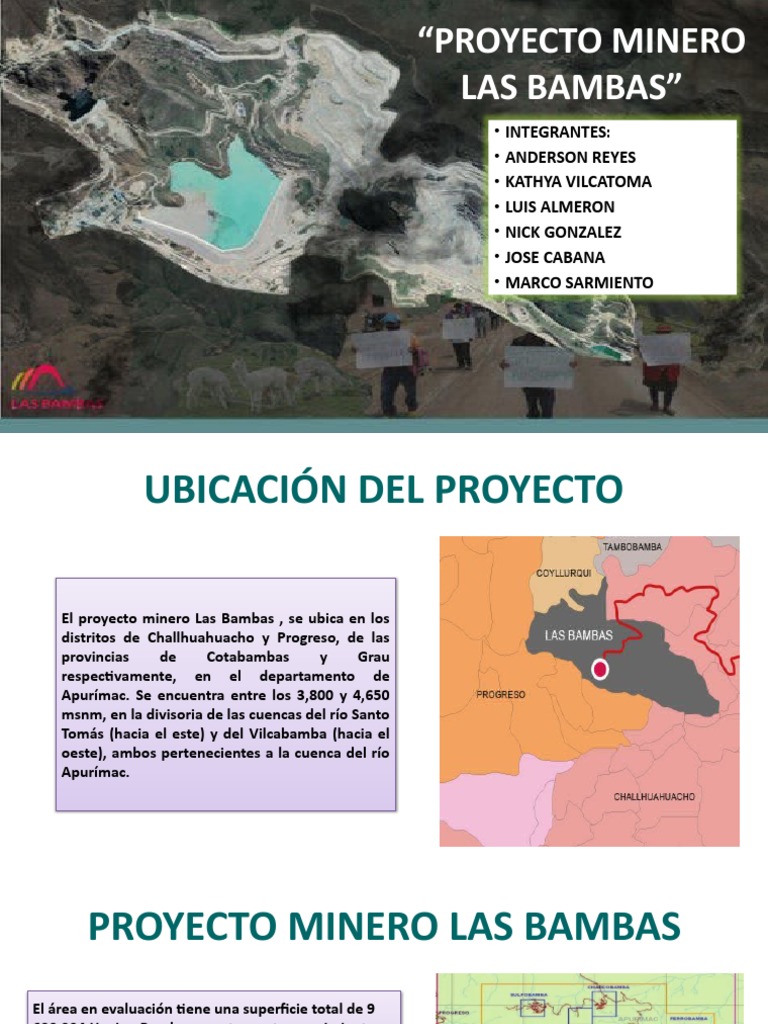 Proyecto Minero Las Bambas | PDF