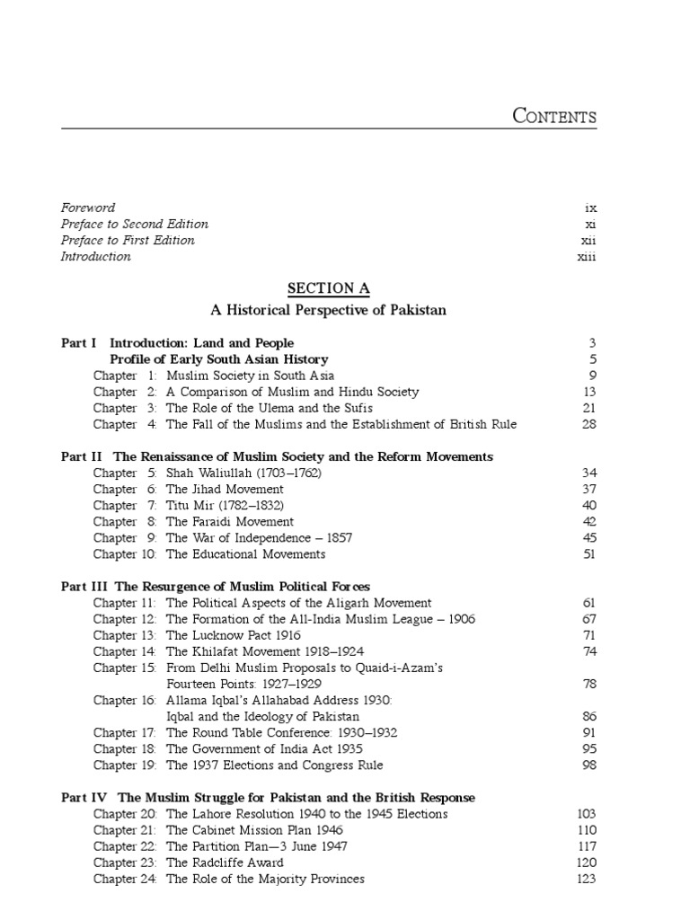 Pakistan Studies | PDF | Pakistan | Politics Of Pakistan