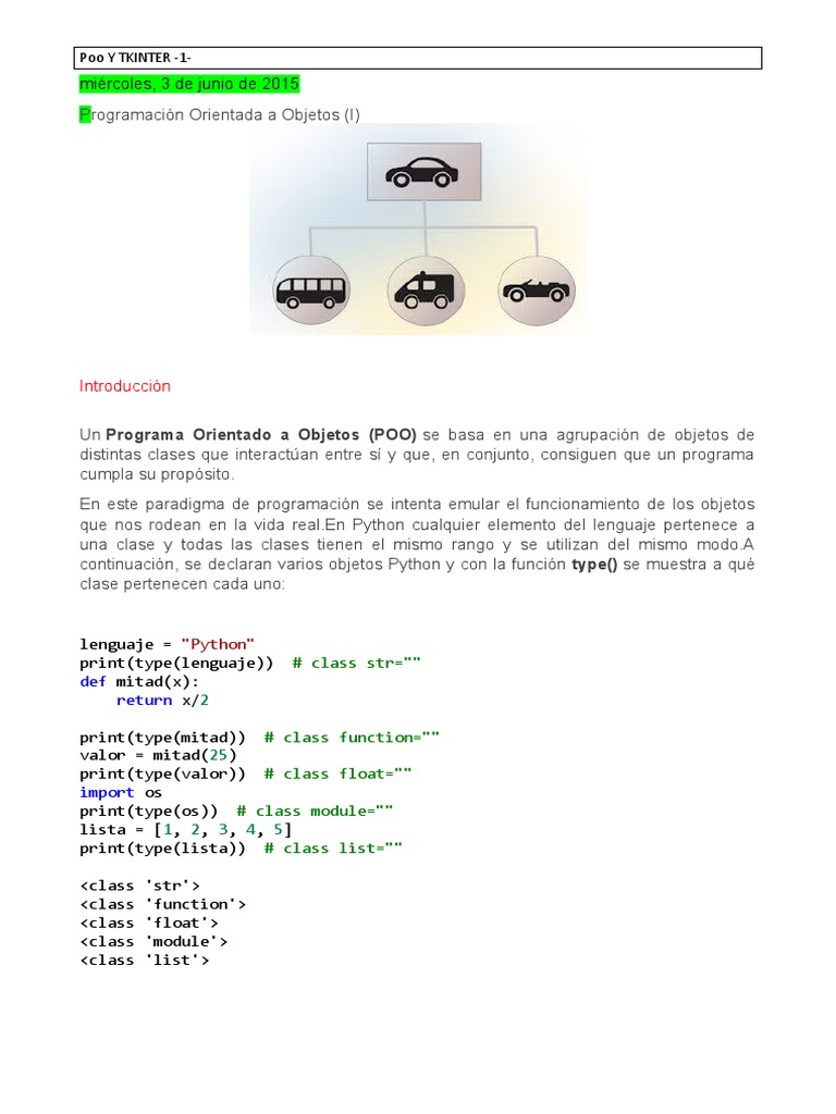 Nueva Aplicaicones de Python Alñ 27 de Mayo Del 023 | PDF | Objeto (informática) | Python ...