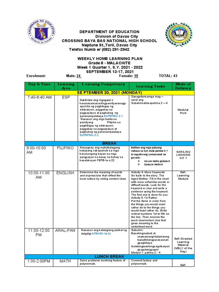 Consolidated WHLP Week 1 | PDF | Force | Learning