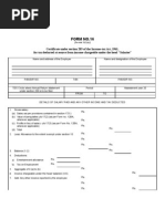 Form 16 - Blank Format | PDF