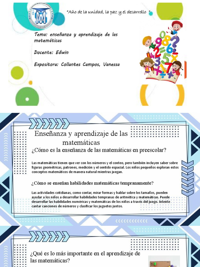 Exposicion de Matematica Didactica | PDF