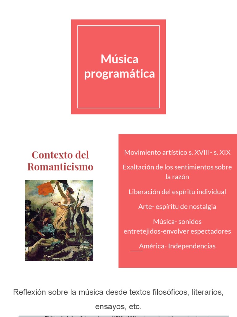 Música Programática | PDF | Franz Liszt | Las artes escénicas