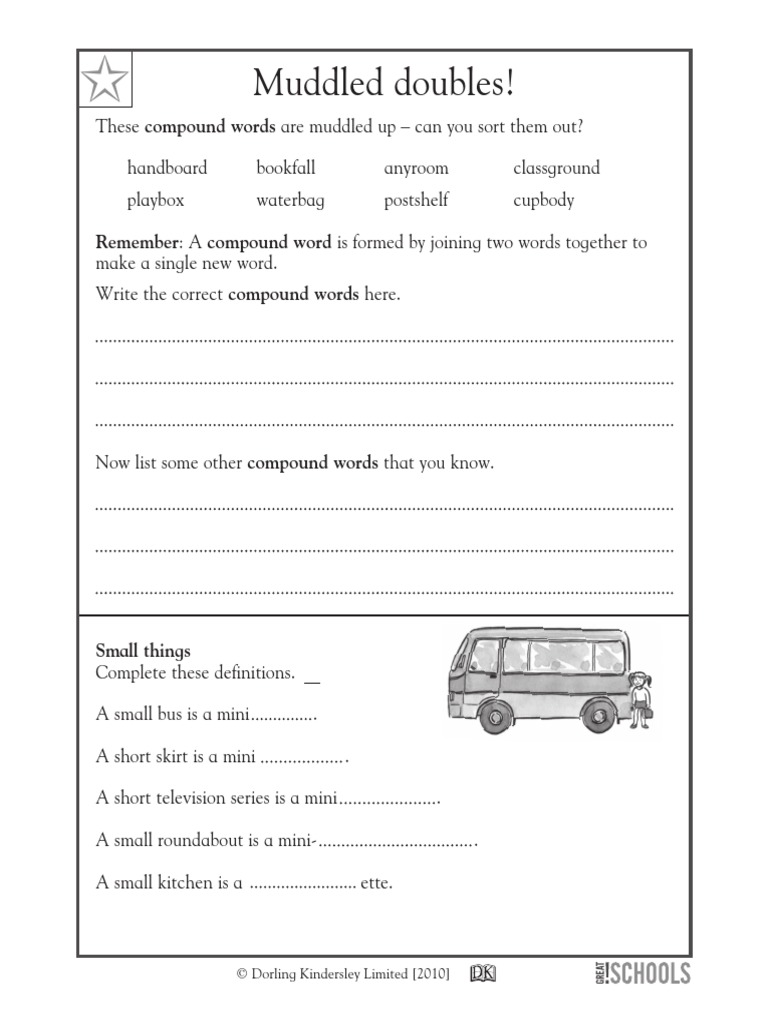 Muddled Doubles!: Remember: A Compound Word Is Formed by Joining Two ...