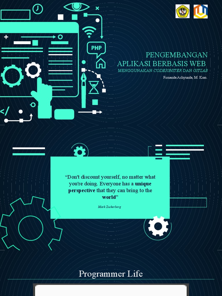 Pengembangan Aplikasi Berbasis Web Menggunakan Codeigniter Dan Gitlab | PDF