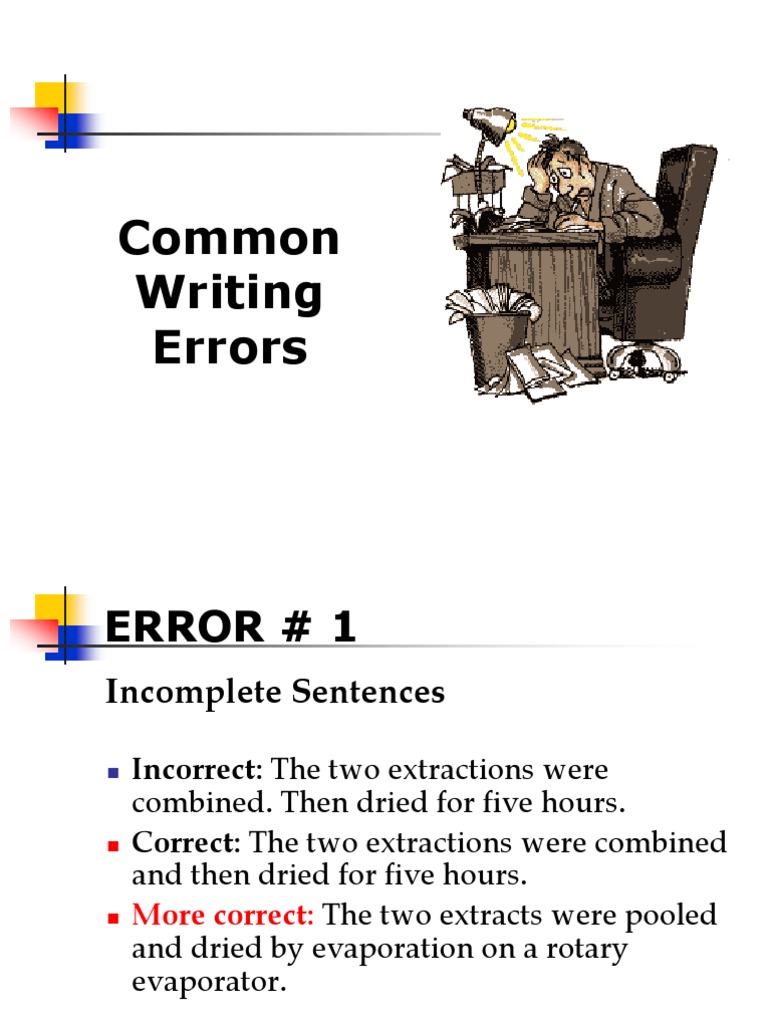 Common Writing Errors | PDF | Data | Grammatical Number