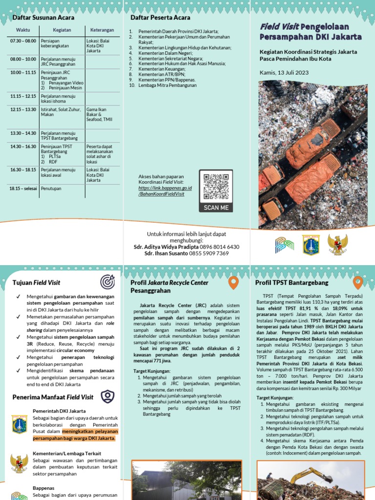Leaflet Field Trip Persampahan - FINAL | PDF Leaflet Field Trip Persampahan - FINAL | PDF