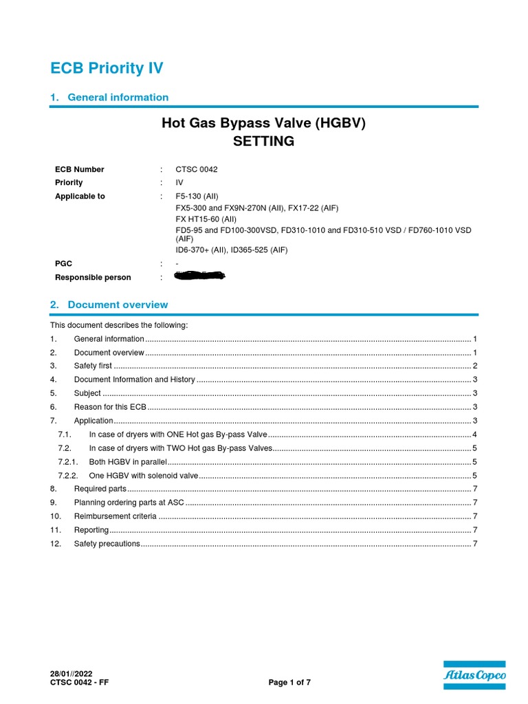 ECB Priority IV: Hot Gas Bypass Valve (HGBV) Setting | PDF | Clothes ...