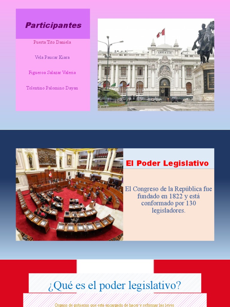 poder legislativo . | PDF