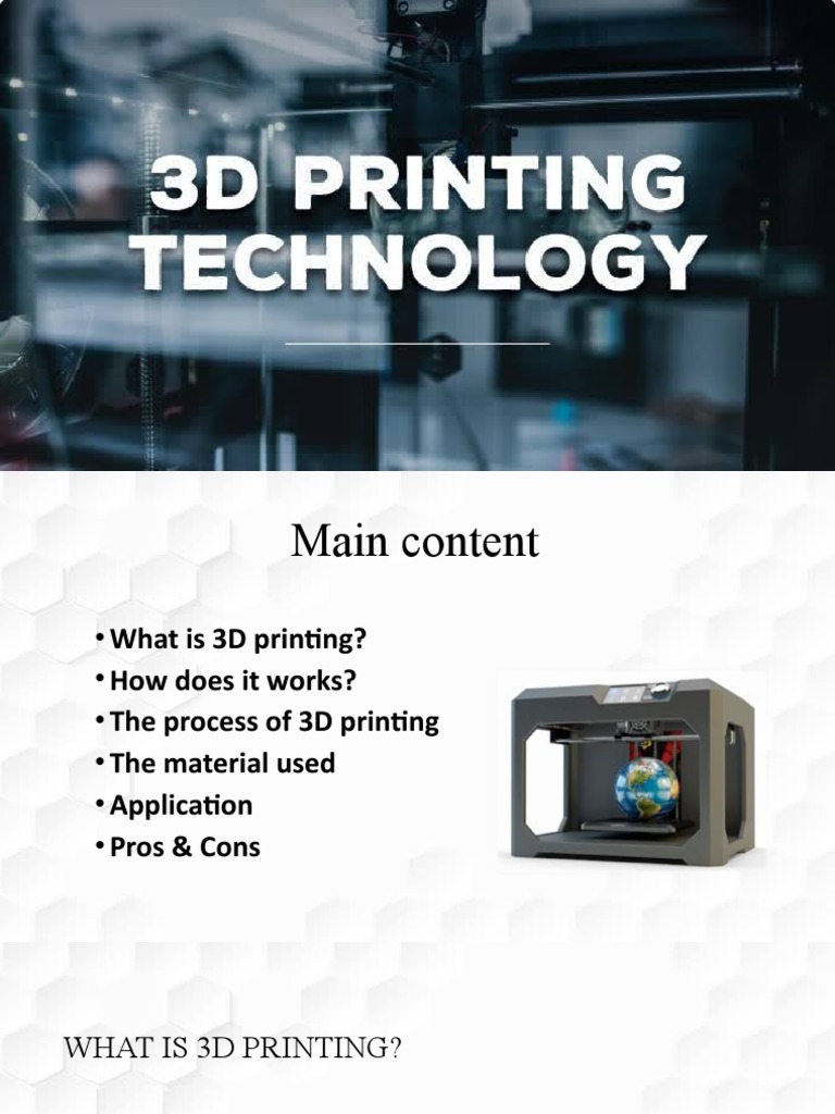 3D Printing | PDF | 3 D Printing | 3 D Computer Graphics