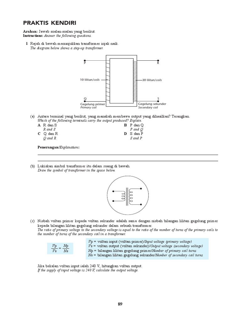 C61 No Ans | PDF | Transformer | Alternating Current