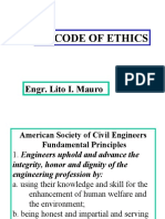ASCE Code of Ethics Overview | PDF | Engineer | Sustainable Development