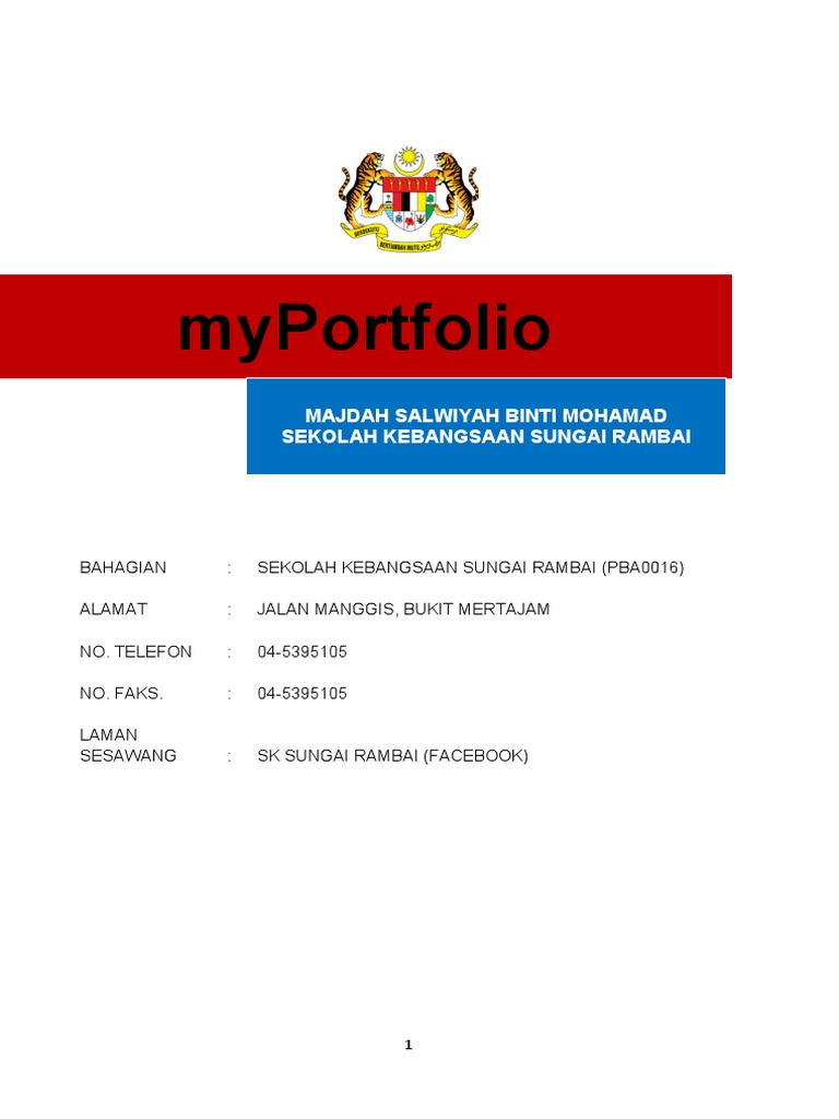 Myportfolio SKSR 2022 - Majdah Salwiyah | PDF