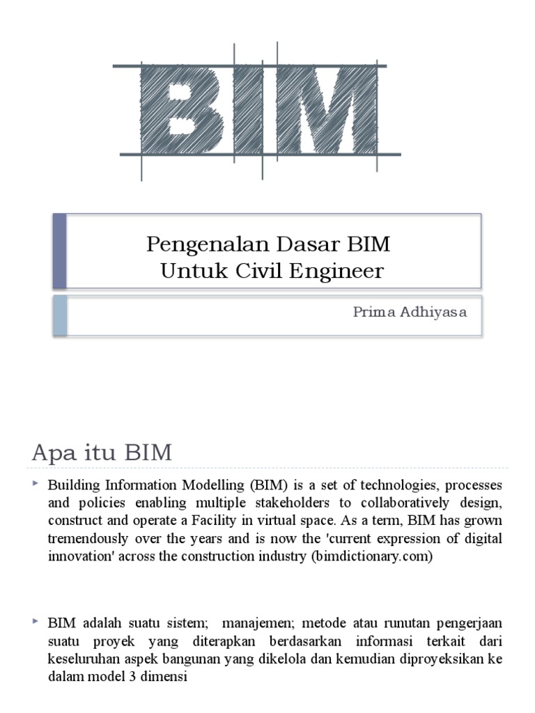 Pengenalan Dasar BIM Untuk Civil Engineer | PDF
