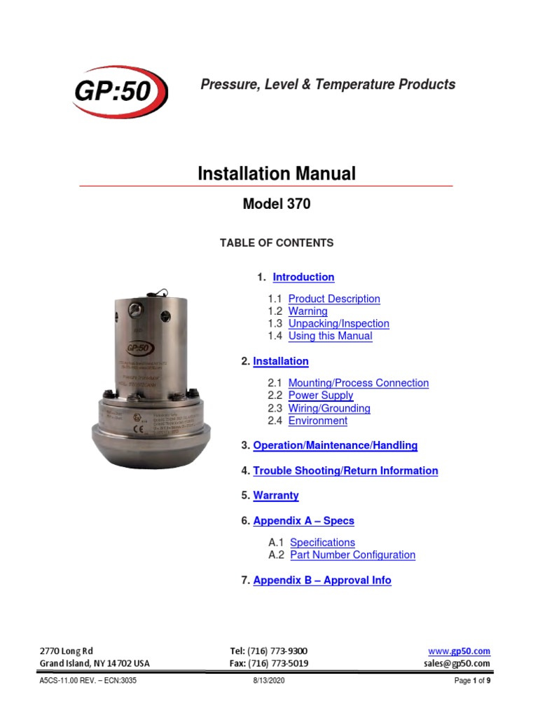 A5CS 11.00 Rev ECN 3035 - 170 270 370web | PDF | Electrical Wiring ...