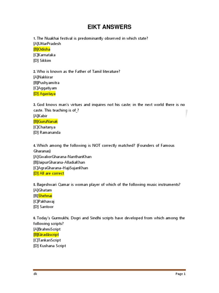 Eikt Final 100% | PDF | Indian Religions