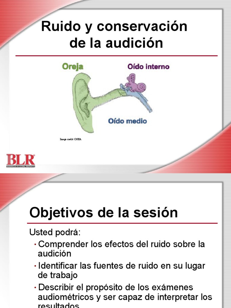 Noise and Hearing Conservation Spanish | PDF | Escuchando | ruido