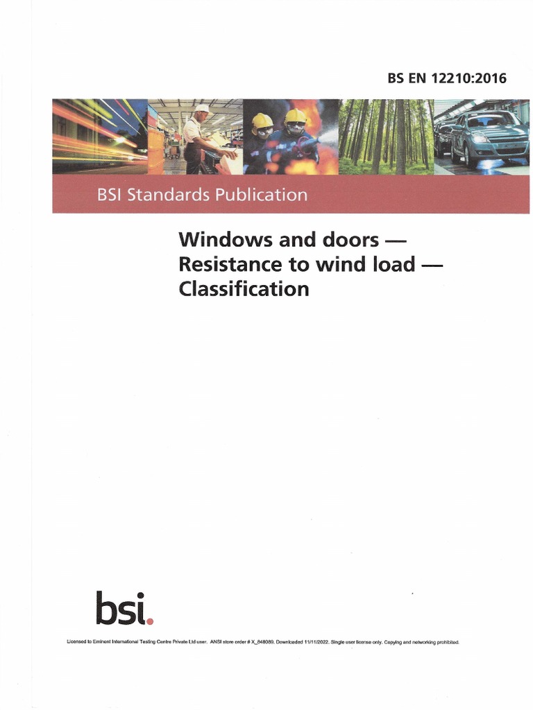 BS en 12210 2016. | PDF