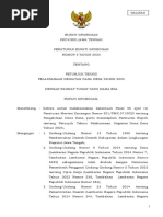 Perbup 2025 - Pedoman Penyusunan APB Desa 2026 | PDF
