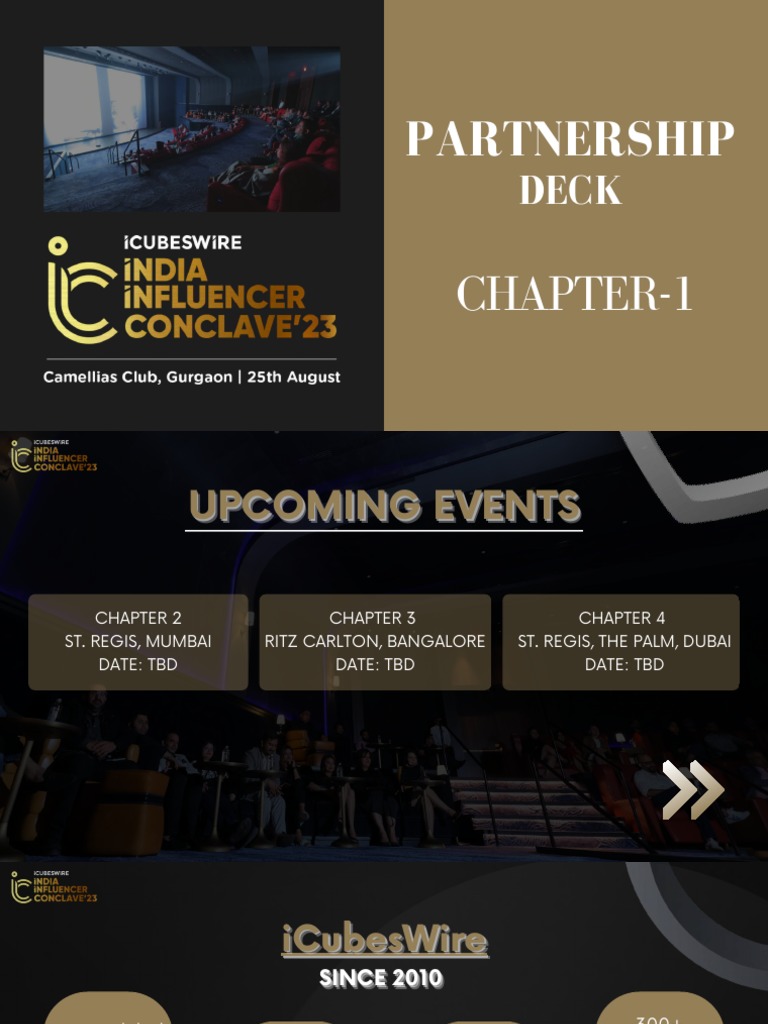 Partnership Deck. - Final - IIC23 | PDF | Web 2.0 | Business Economics