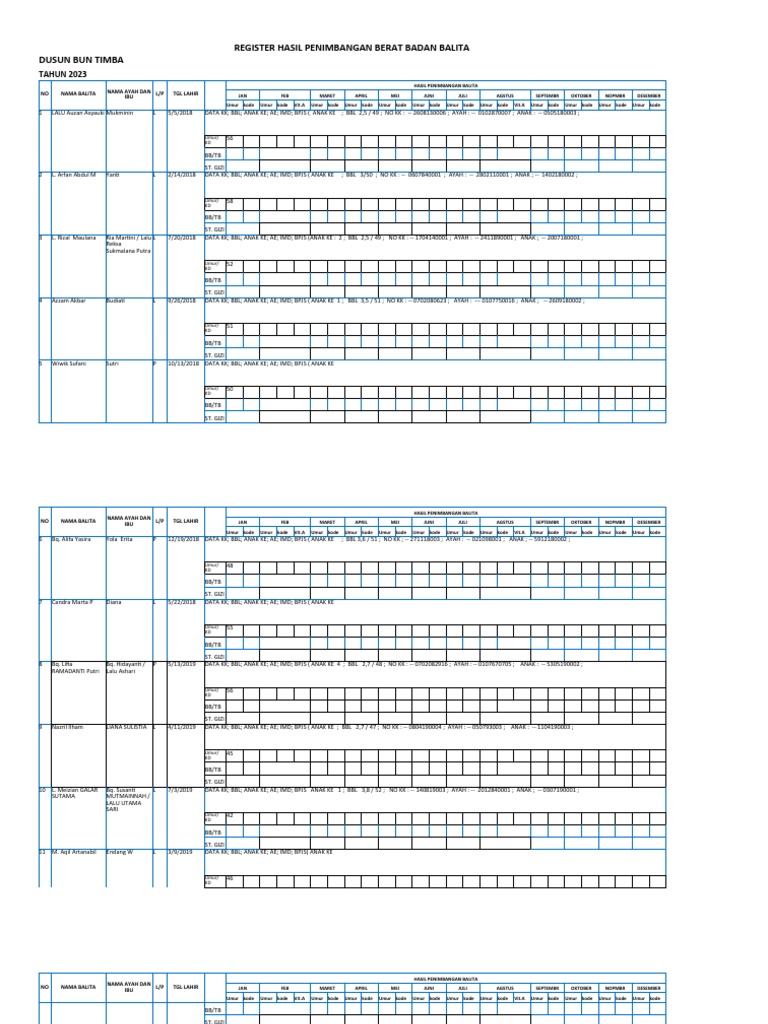 Register Bonder 2023 | PDF