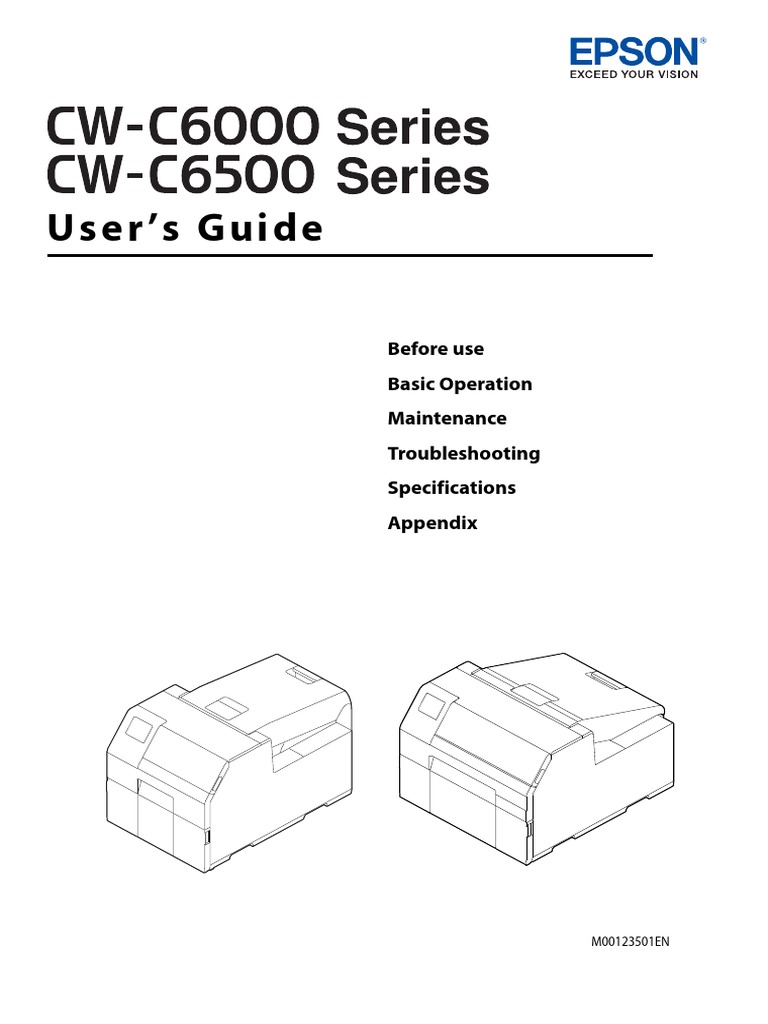 c6000 Manual | PDF | Printer (Computing) | Electrical Connector