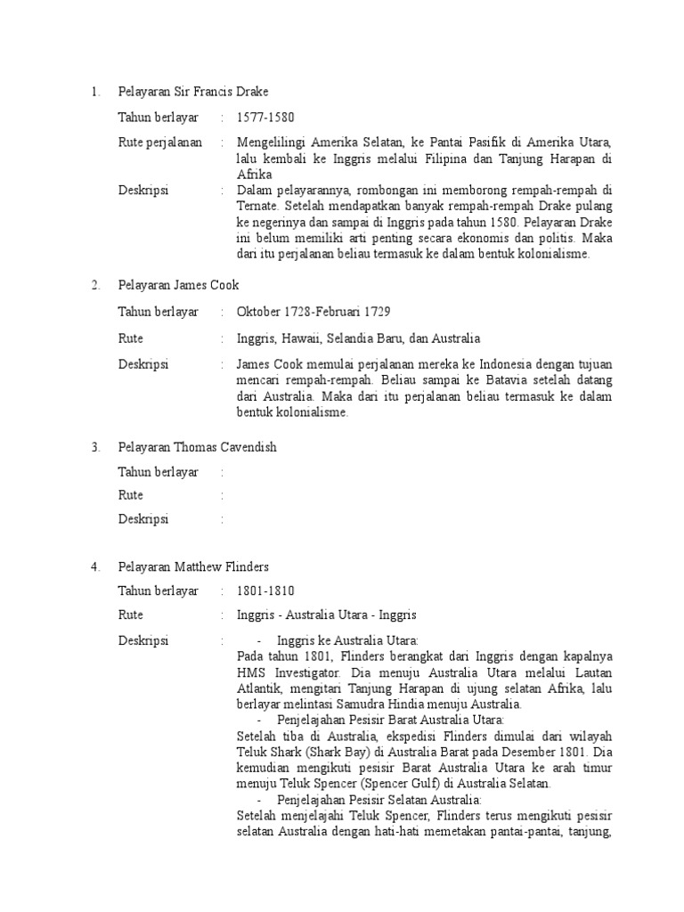 Sejarah Pelayaran | PDF