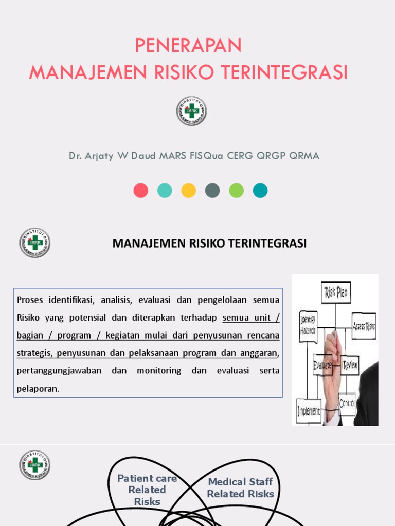 Penerapan Manajemen Risiko Terintegrasi 2023 | PDF