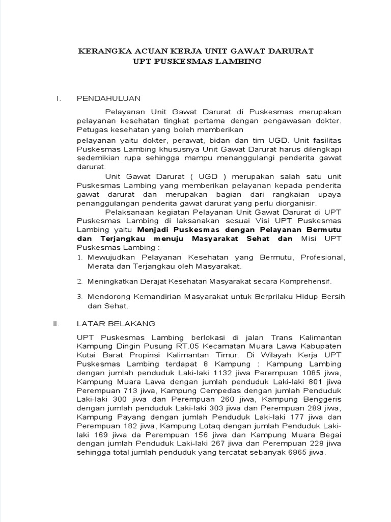 Kak Ugd PKM Lambing | PDF