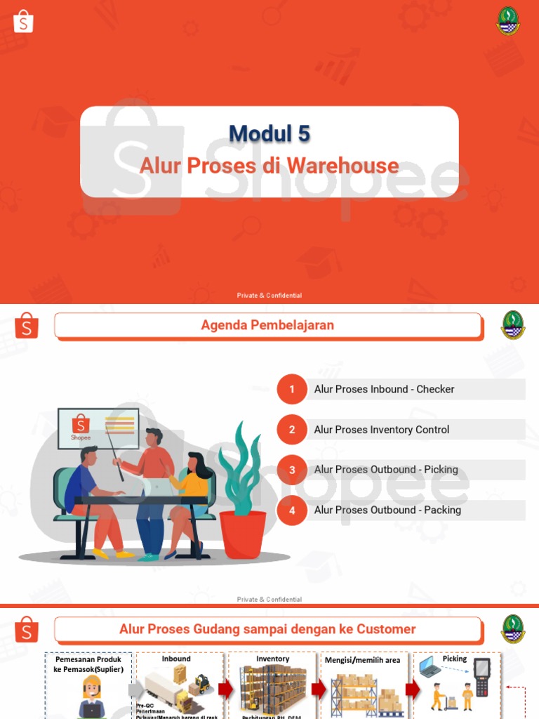 Modul 5 (Alur Proses Di Warehouse) - Watermark | PDF