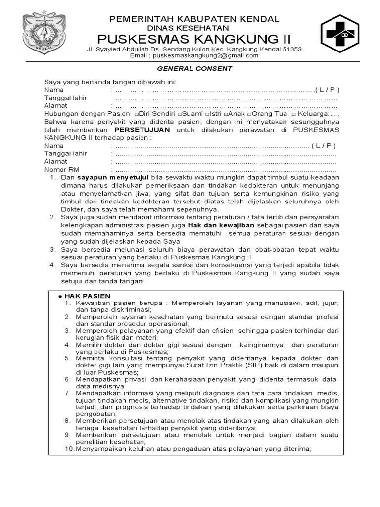 Form General Consent | PDF