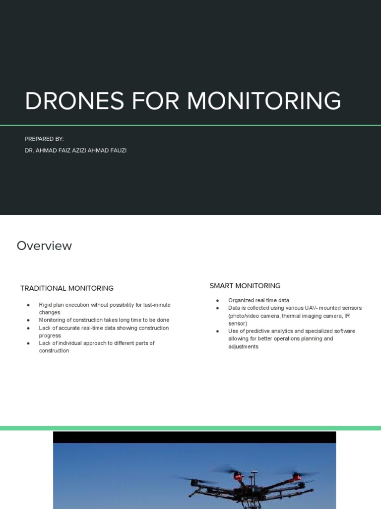 Drones For Monitoring | PDF | Unmanned Aerial Vehicle