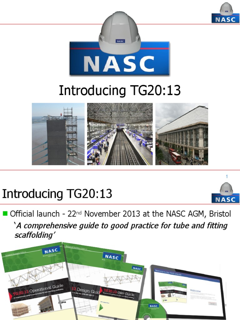 NASC VTT TG20.13 Introduction Draft 2 1 | PDF | Scaffolding | Equipment NASC VTT TG20.13 Introduction Draft 2 1 | PDF | Scaffolding | Equipment