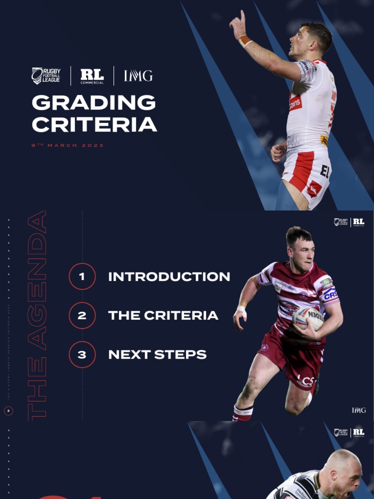 Rugby League Grading Criteria 2023 | PDF | Business | Economies