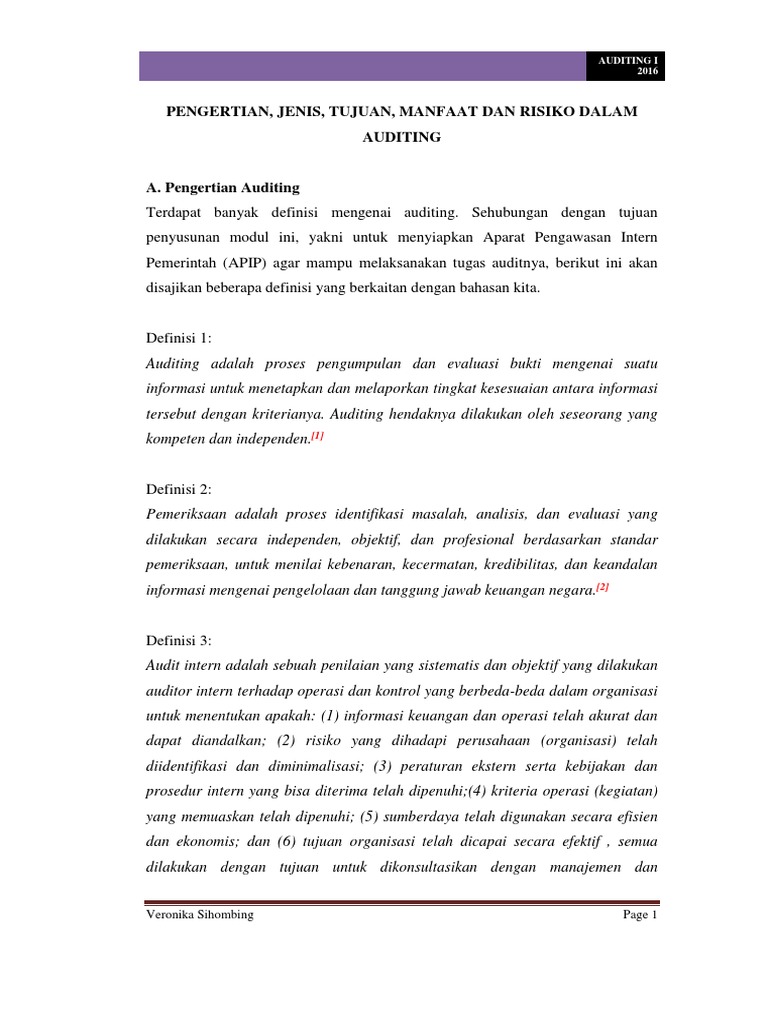 Pengertian Jenis Tujuan Manfaat Dan Risi | PDF | Bisnis