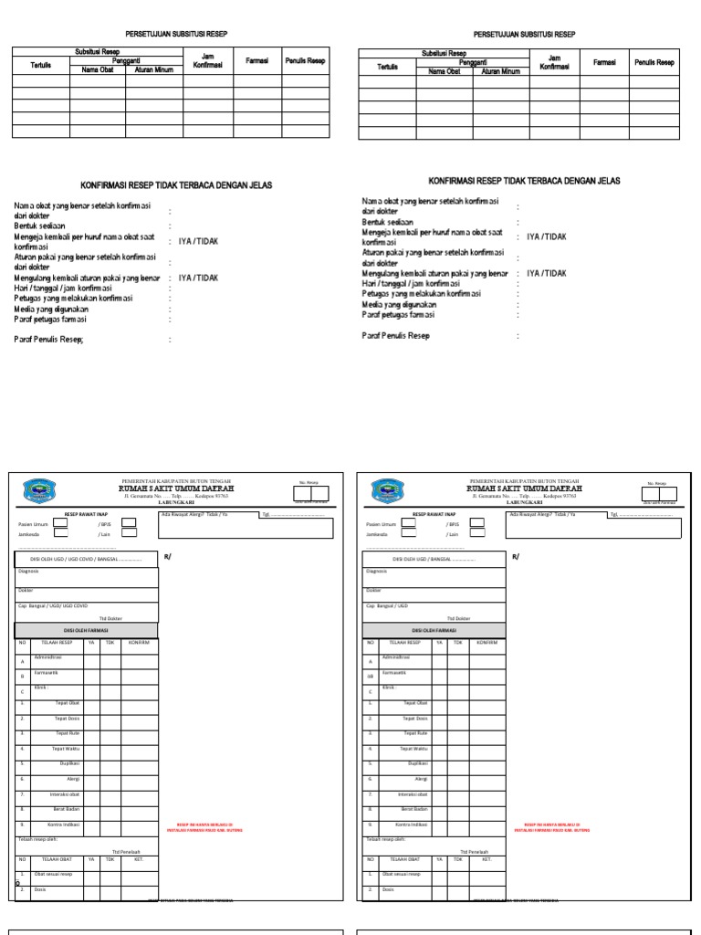 Blangko Resep | PDF