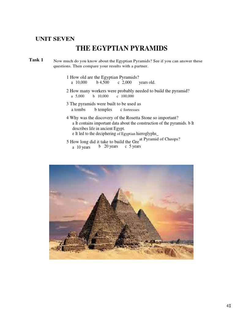 Unit 7 | PDF | Ancient Egypt | Verb