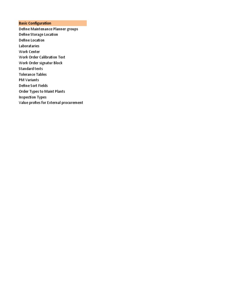 Maintenance Configuration Guide | PDF