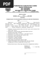 SK Pemberlakuan Penetapan KOSP Kurikulum Merdeka | PDF