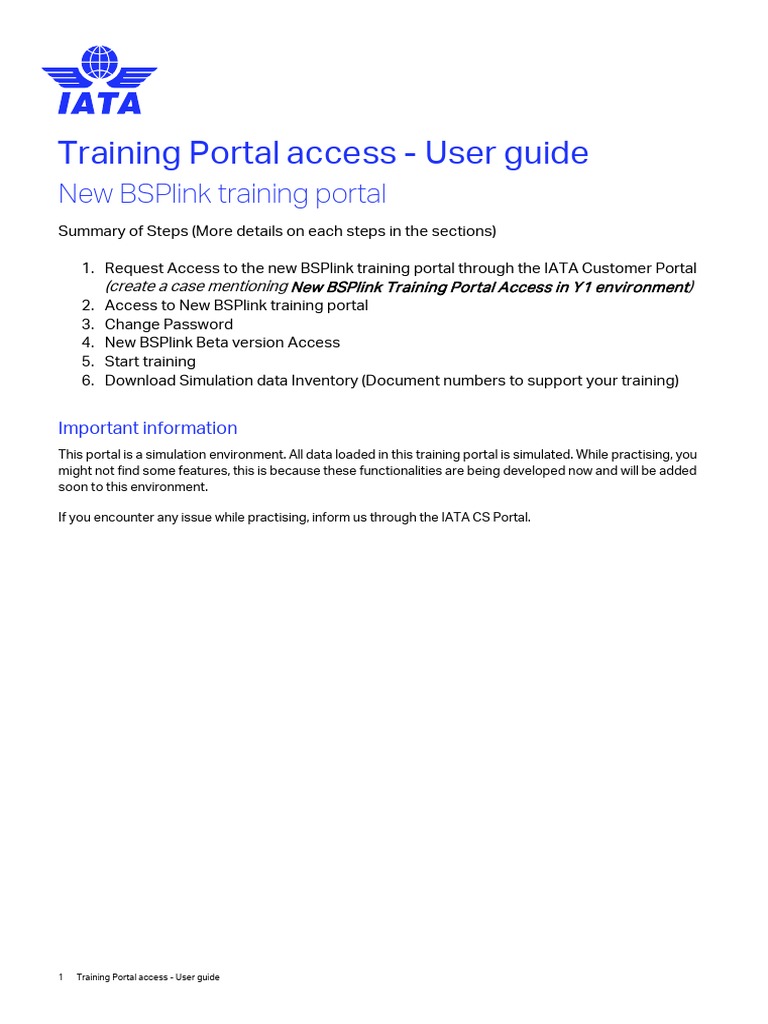Training Portal - User Guide | PDF | Login | Password Training Portal - User Guide | PDF | Login | Password