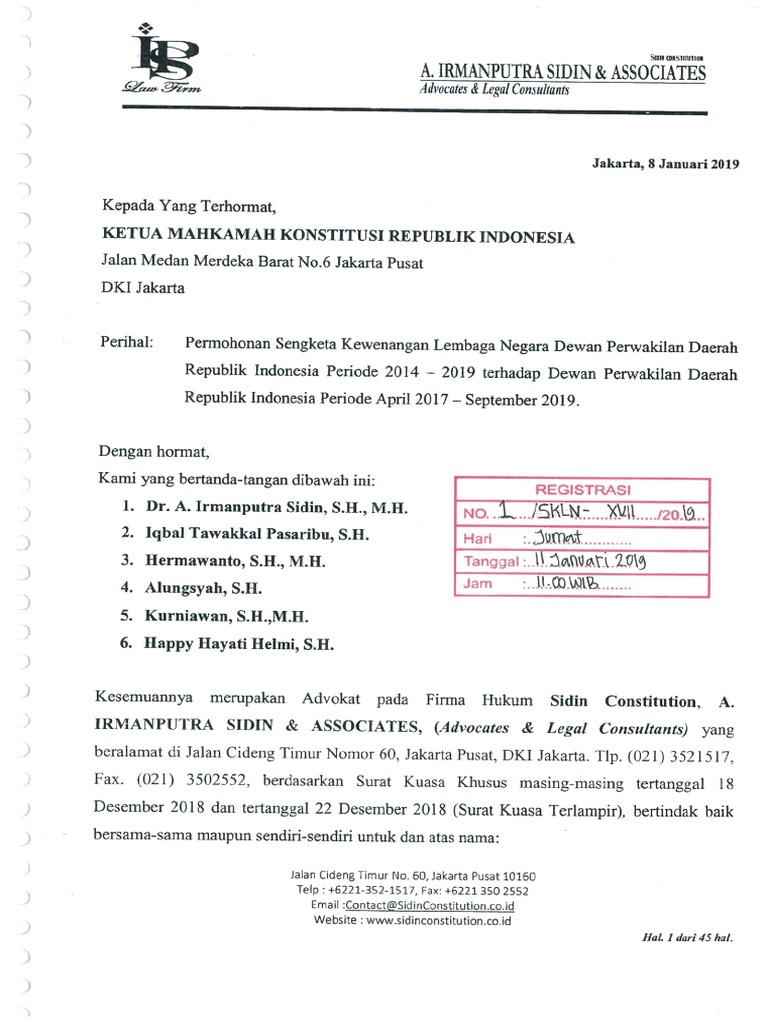 Permohonan SKLN | PDF